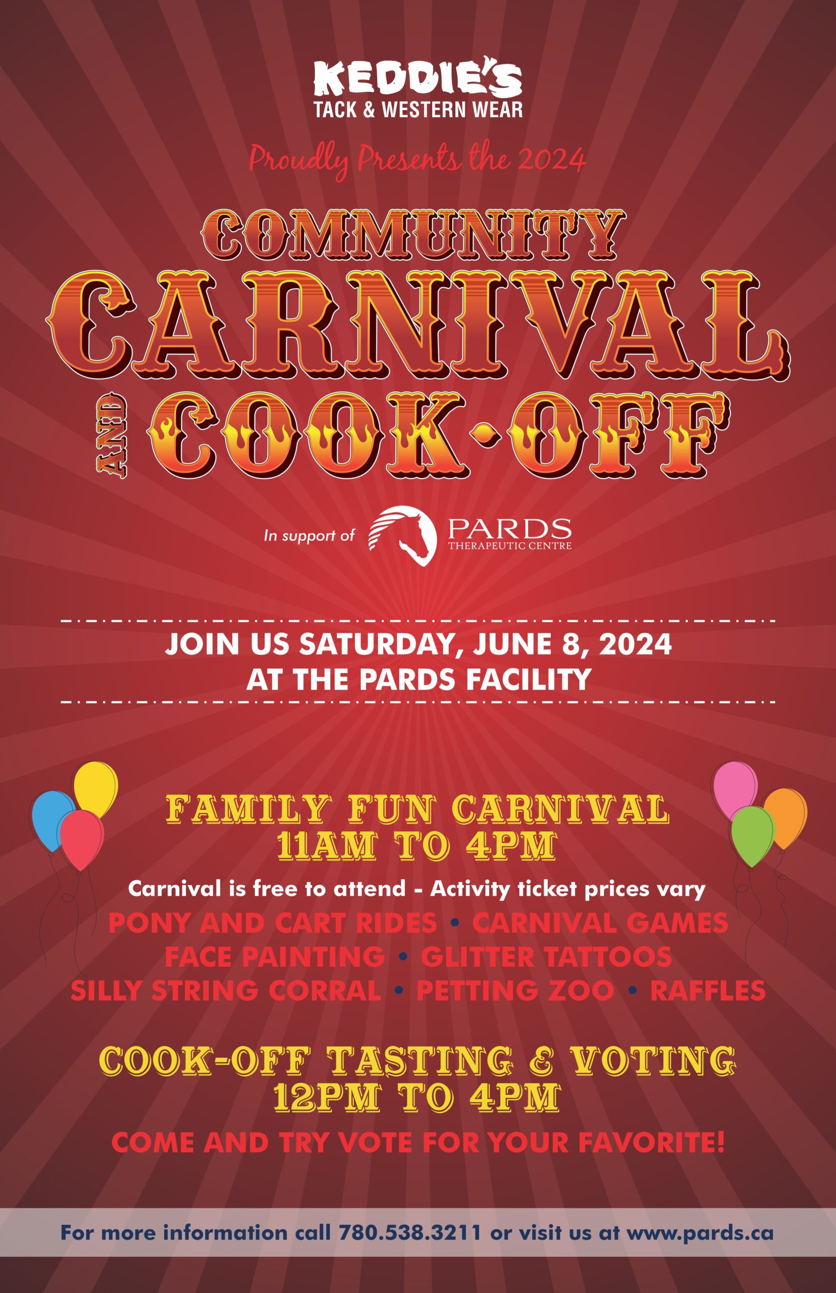 PARDS Community Carnival & Cook-Off | Peace Area Riding for the ...